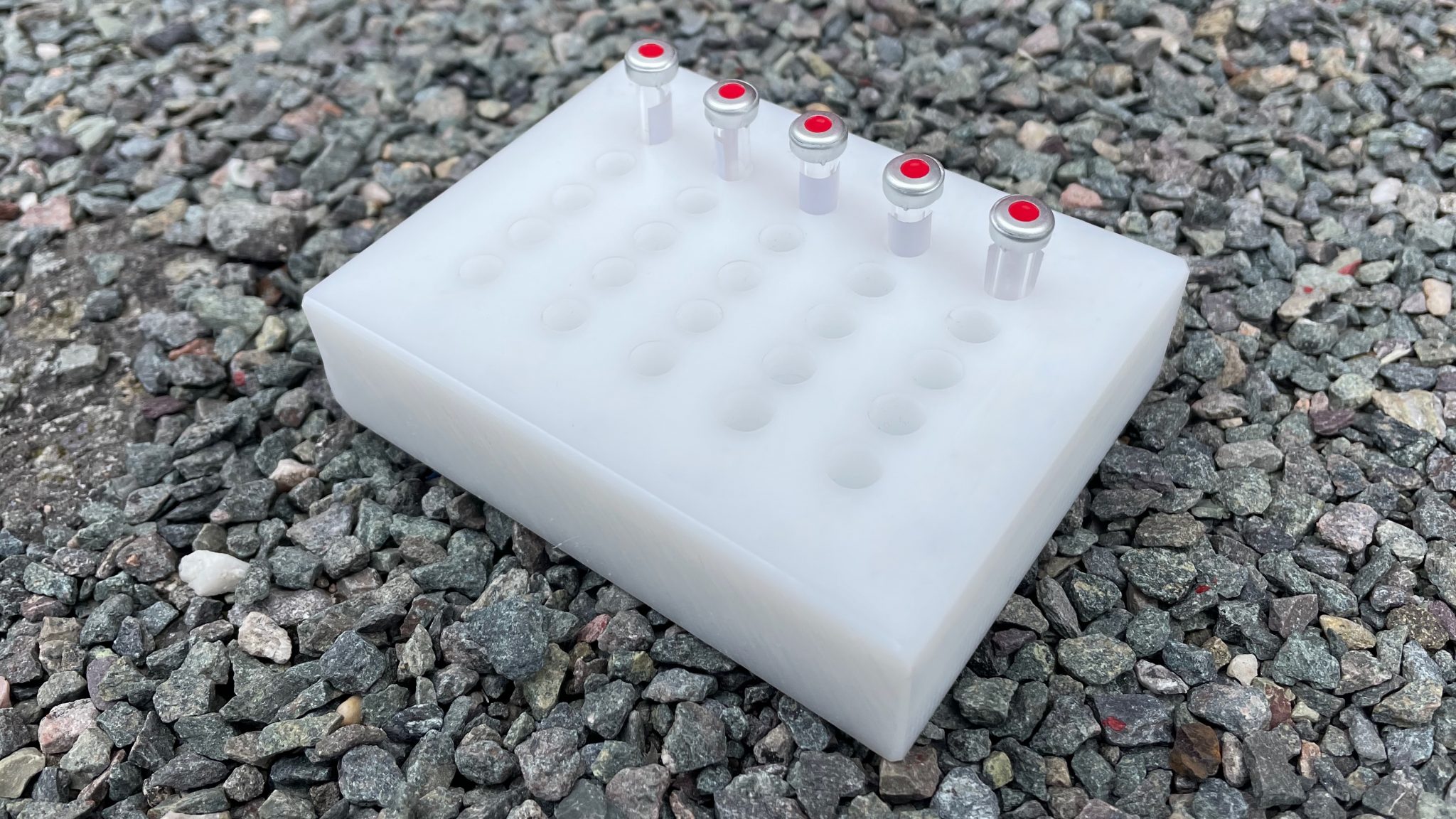 We've created a rack for the smallest sample tubes we have ever come ...